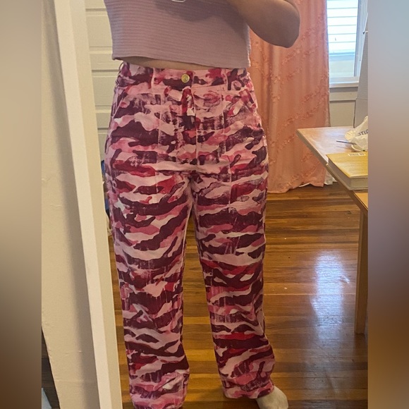 Big Bud Press | Pants & Jumpsuits | Big Bud Press Pink Camo Paint Stamp ...